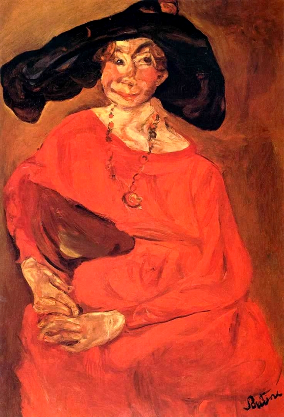 Chaïm Soutine. Woman in red.